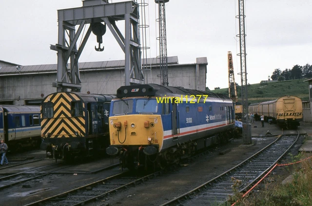 ORIGINAL RAILWAY SLIDE Class 50 50003 at Laira 17.07.88 £4.99 - PicClick UK