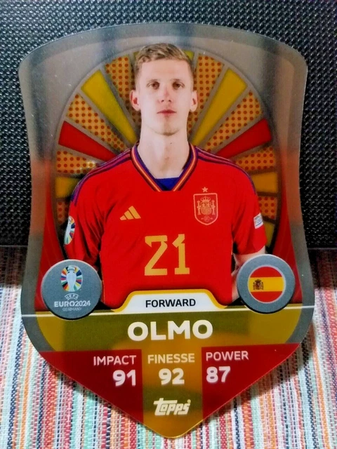 TOPPS EURO 2024 Match Attax - Dani Olmo Chrome Shield Card SC8 EUR 1,00 ...