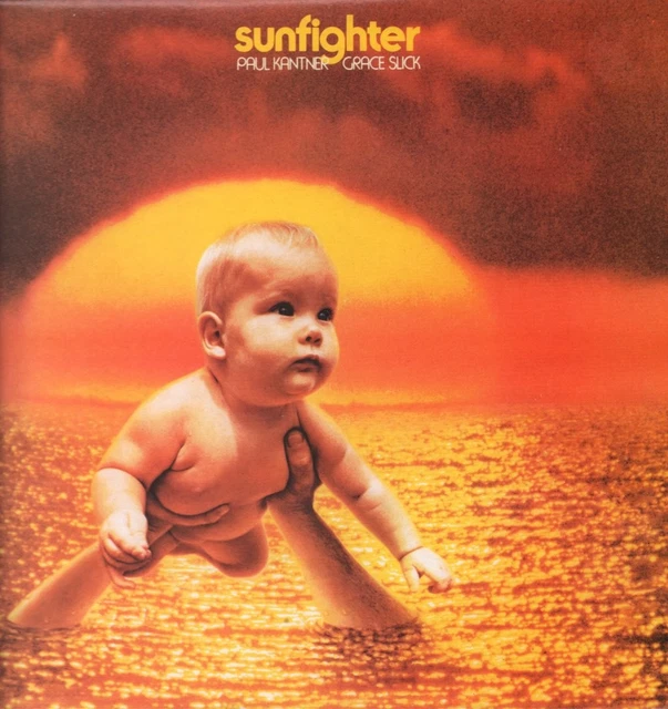 PAUL KANTNER AND Grace Slick Sunfighter LP vinyl UK Essential! 1989 ...