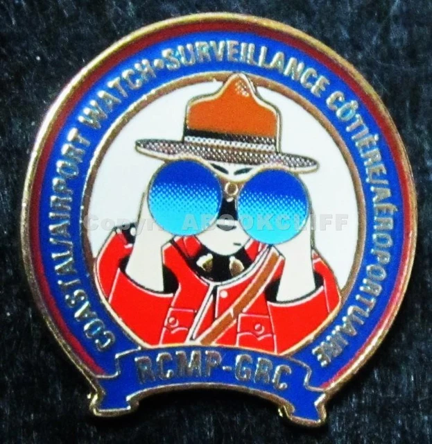 COASTAL / AIRPORT WATCH RCMP Royal Canadian Mounted Police Pin $3.75 ...