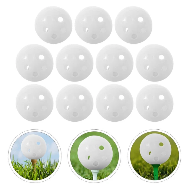 20 PCS AIR Flow Hollow Balls Plastic Training Balls for Indoor Outdoor ...