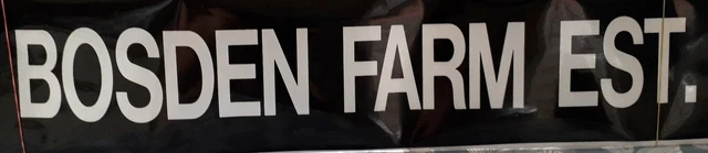 VINTAGE MANCHESTER GARAGE Bus Blind: Bosden Farm Estate Birthday ...