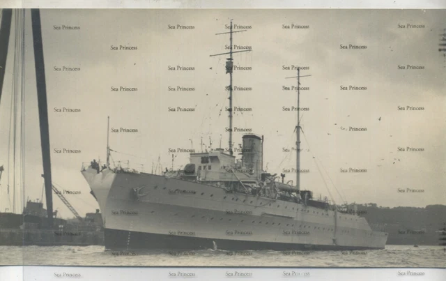 ROYAL NAVY PHOTO HMS Protector netlayer antarctic patrol ship devonport ...