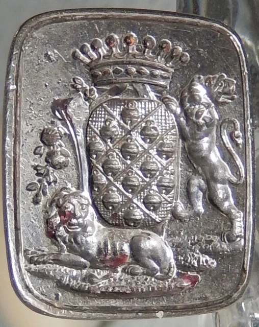 SCEAU, CACHET, ARMOIRIES, Comte, Argent, Noblesse EUR 169,00 - PicClick FR