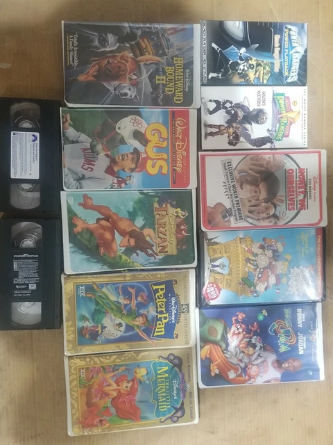 LOT (12) DE films VHS pour enfants incluant Disney et plus EUR 6,78 ...