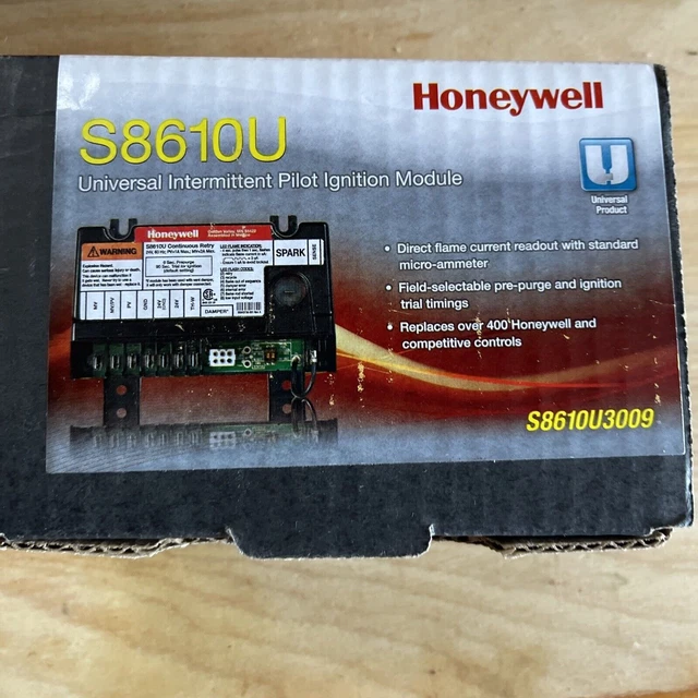 1PC NEW HONEYWELL S8610U3009 Universal Intermittent Pilot Ignition ...