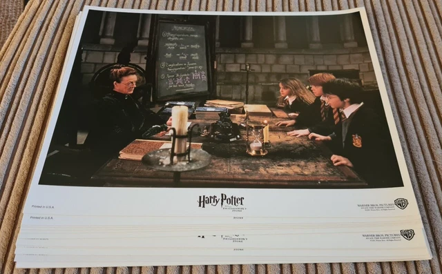 HARRY POTTER AND the Philosophers Stone - Set of 12 x Lobby Cards 14 ...
