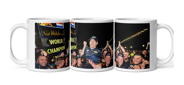 FORMULA ONE 2022 Max Verstappen WORLD CHAMPION - Red Bull F1 Tea Coffee ...