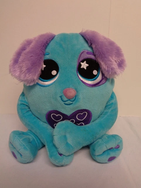 ANIMAGIC HEARTWARMERS DOG Blue Plush Soft Toy Stuffed Animal 11" Inch £ ...