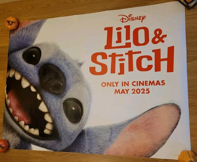 OFFICIAL LILO AND Stitch 2025 Movie Quad Poster £19.43 - PicClick UK