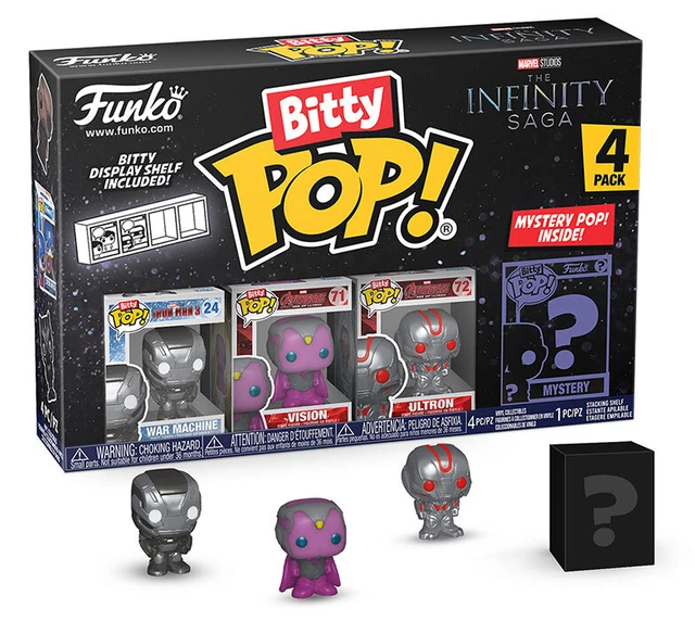 FUNKO BITTY POP 4 Pack Marvel Infinity Saga Iron Man Vinyl Figurine ...