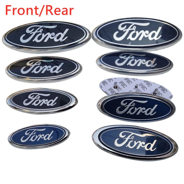 FORD FOCUS MONDEO Transit 225/175/150/145/115MM BLUE/BLACK GRILLE BADGE ...
