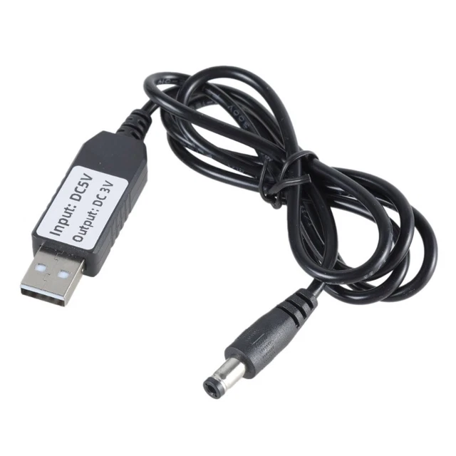 MALE USB TO Male DC5521 Power Cable Cord USB to 5.5x2.1mm Connector ...