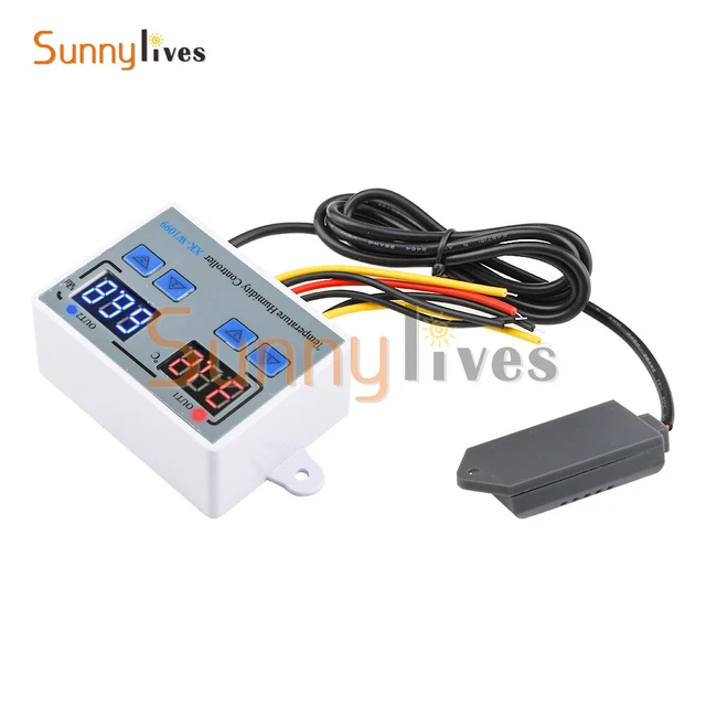 W1099 INTELLIGENT DIGITAL Temperature Humidity Controller 12V 24V AC110-220V $23.36 - PicClick AU