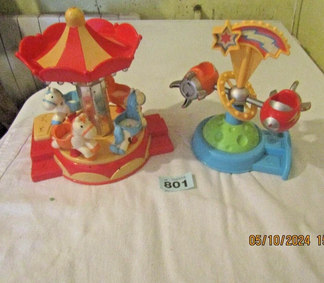 ELC HAPPYLAND CAROUSEL with Sounds & Space Ride Bundle £5.99 - PicClick UK