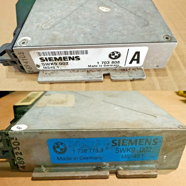 BMW E36 320I E34 520i M50 M50TUB20 ECU DME CONTROL UNIT MS40.1 1703808 ...