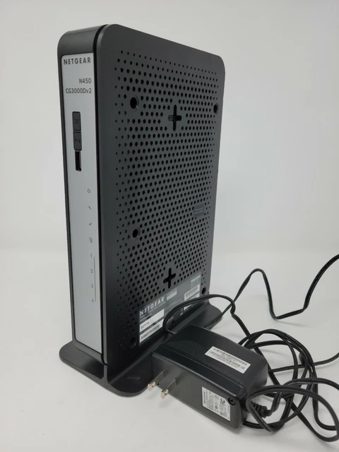 NETGEAR CG3000DV2 N450 Docsis 3.0 Cable Modem Wireless Router Comcast ...