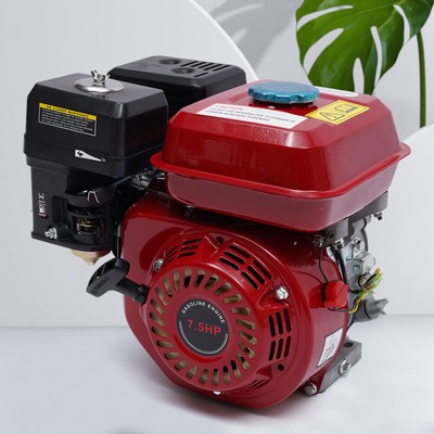 7.5 HP 5.1 kW 4-stroke Petrol Engine Standing Motor Card Motor Petrol ...