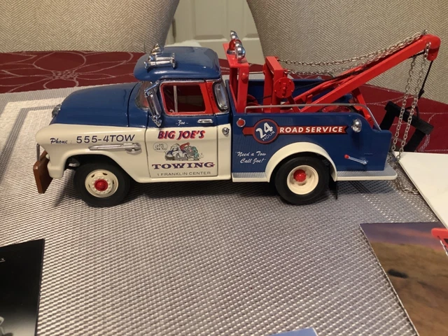 FRANKLIN MINT BIG Joe's 1955 Chevy Tow Truck 1:24 Scale $126.37 - PicClick