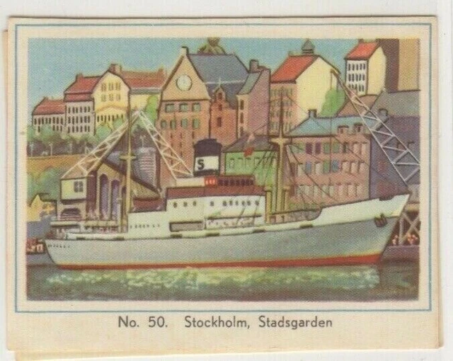 ANONYMOUS SHIPPING CARD. The Stadsgarden Wharf, Stockholm, Denmark EUR ...