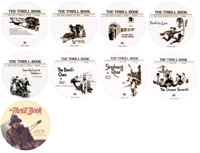 THE THRILL BOOK U.S. 1919 Pulp Magazine 9 Issues Audiobooks in 9 MP3 ...