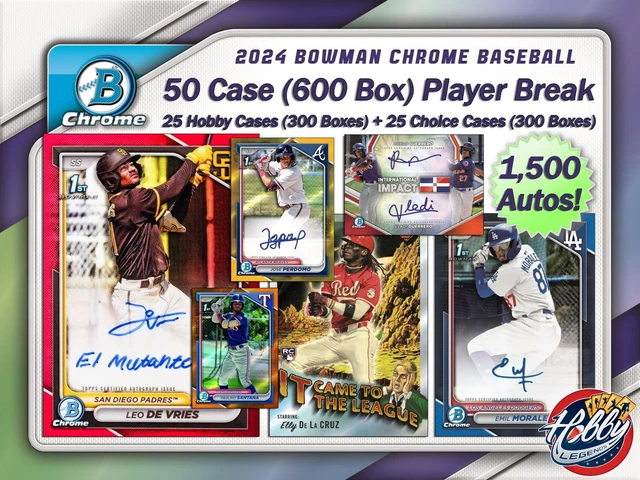 KANNON KEMP SD 2024 BOWMAN CHROME 50 Case (600 Box) Player Break EUR 0 ...