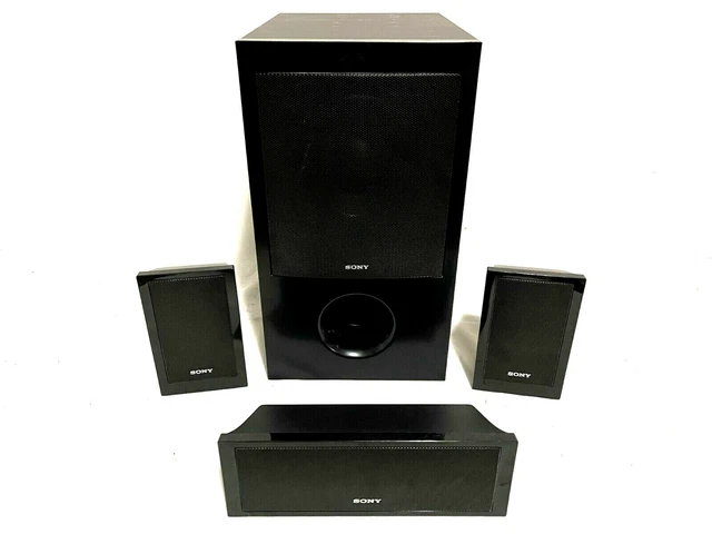 SUBWOOFER CENTRAL SONY SS-WS102 SS-CT101 y (2) sistema de altavoces ...