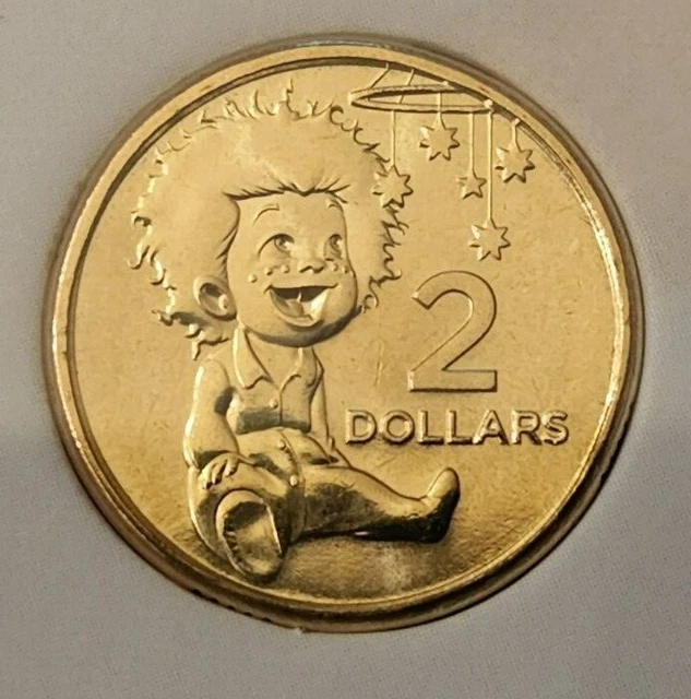 2022 AUSTRALIAN BABY set - Two Dollar $2 coin - ABORIGINAL YOUNGER UNC ...
