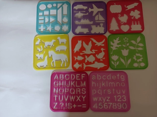 TUPPERWARE 8 POCHOIRS a dessins EUR 11,00 - PicClick FR