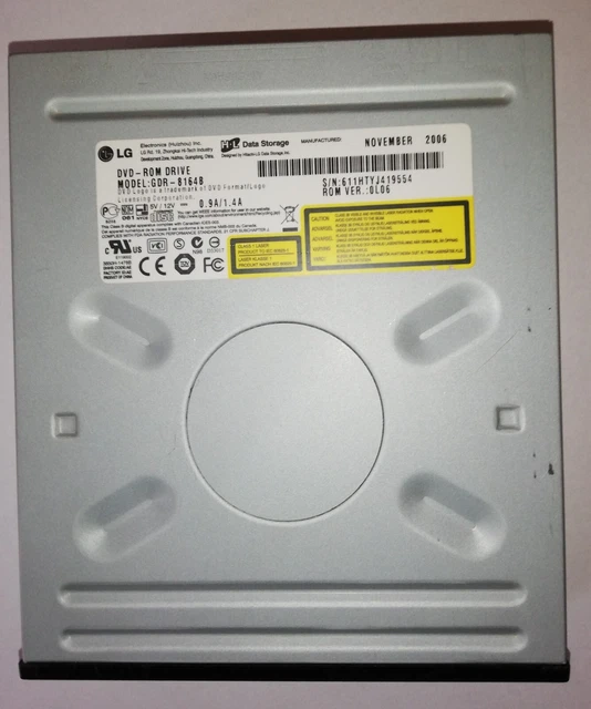 HITACHI-LG DVD-ROM DRIVE GDR-8164B Laufwerk IDE PC Computer Disc CD ...