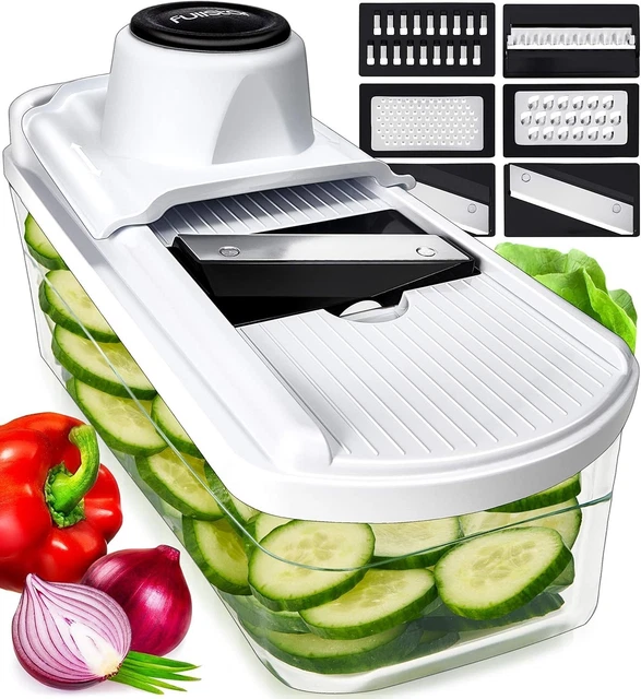PROFESSIONAL MANDOLINE SLICER - 6 Blades, BPA-Free, Perfect for Healthy ...