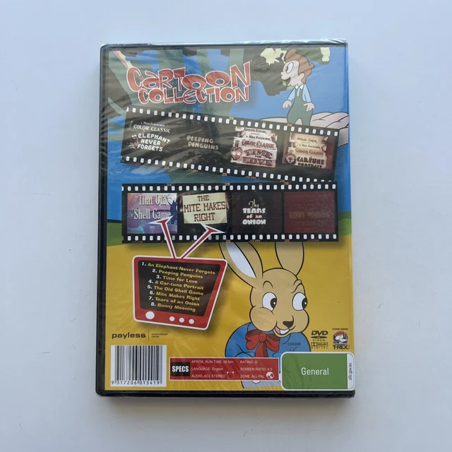 CARTOON COLLECTION – 8 Cartoons DVD – All Regions – Brand New Sealed ...