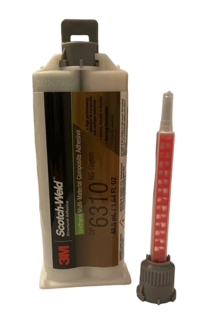3M SCOTCH WELD DP6310 Composite Urethane Adhesive 48.5ml VAT INCL £18. ...