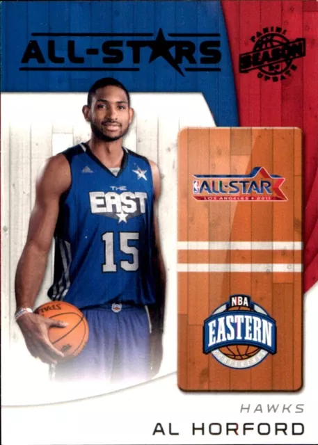 MISE À JOUR de la saison 2010-11 Panini All-Stars #1 Al Horford ATLANTA ... MISE À JOUR de la saison 2010-11 Panini All-Stars #1 Al Horford ATLANTA ...