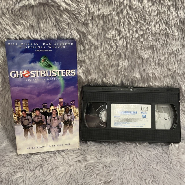 GHOSTBUSTERS (VHS, 1999 Release) Digitally Remastered 15th Anniversary ...