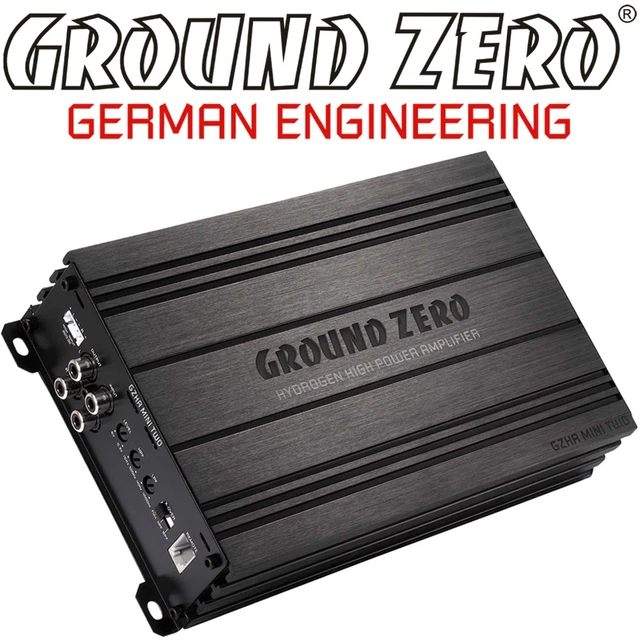 GROUND ZERO GZHA MINI TWO 2 Kanal Endstufe Verstärker 2 CH Amplifier ...