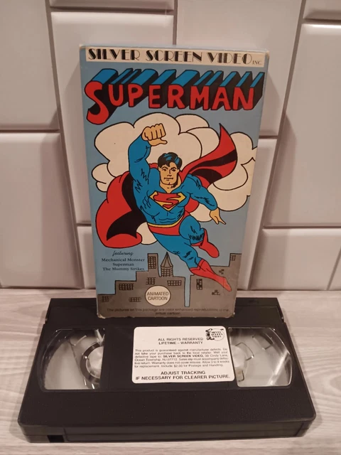 VINTAGE CARTOON CLASSICS - Superman (VHS) Silver Screen Video £8.00 ...