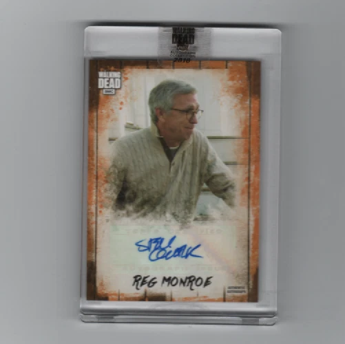 WALKING DEAD AUTOGRAPH Collection Steve Coulter/Reg Monroe #/50 Htf Item! £19.78 - PicClick UK