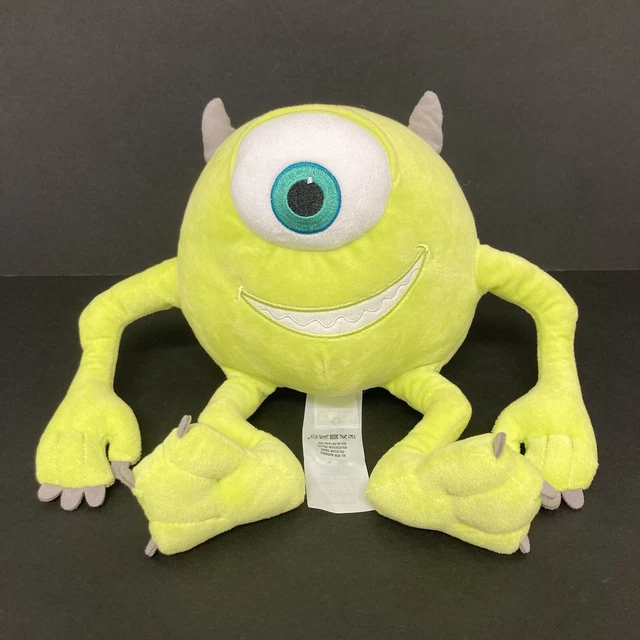 DISNEY PIXAR MONSTERS Inc Mike Wazowski Character Plush Soft Toy 10” £ ...