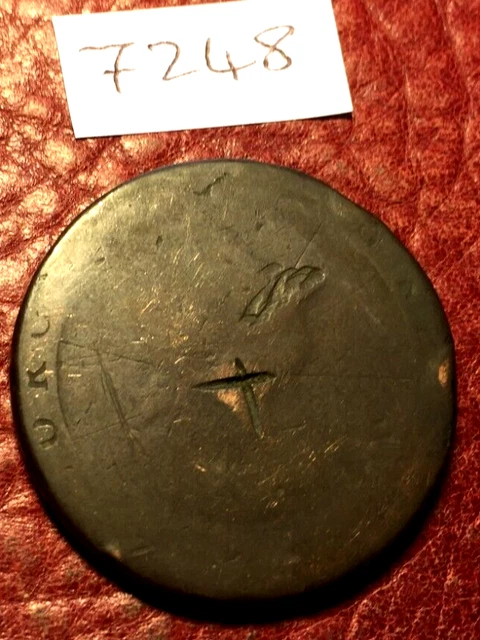 ANTIQUE 1797 KING GEORGE III CARTWHEEL PENNY 26.3gms - JOB LOT 7248 £2. ...