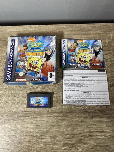 NINTENDO GAME BOY Advance GBA Spongebob SquarePants And Friends Unite ...