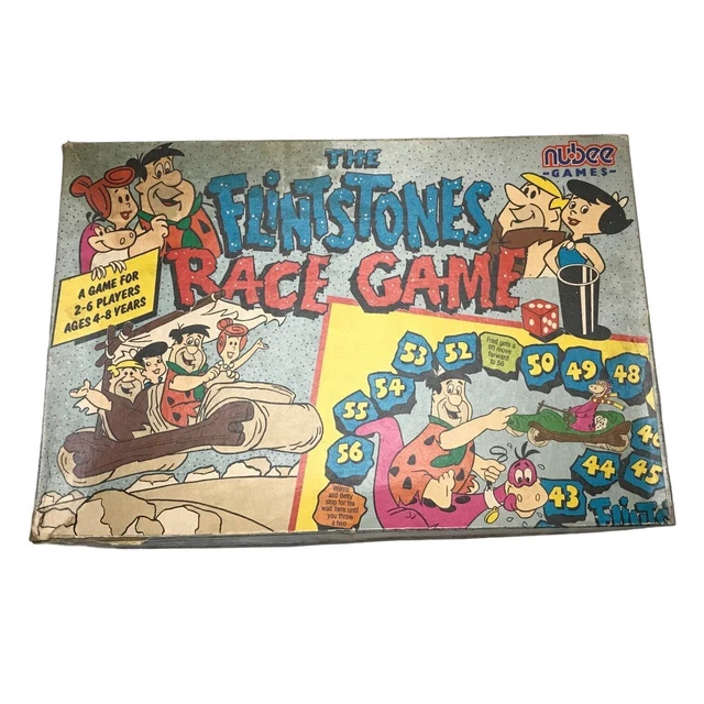 THE FLINTSTONES RACE Game Snakes & Ladders Board Game by Nubee ...
