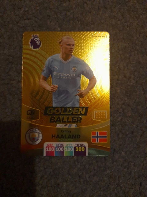 PANINI ADRENALYN XL Premier League 2024 Golden Baller Erling Haaland £ ...