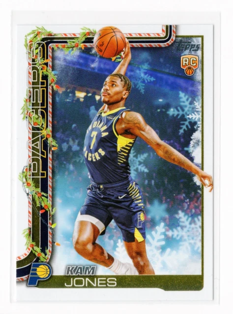 2025-26 TOPPS HOLIDAY NBA - Kam Jones RC - Rookie Indiana Pacers EUR 2 ...