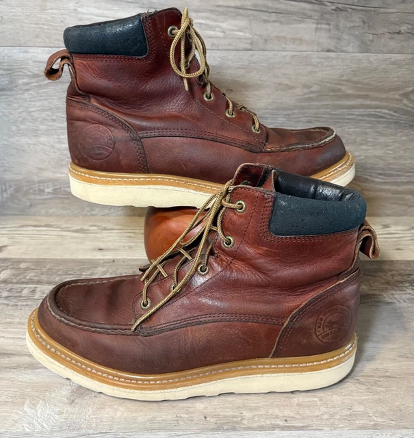 RED WING IRISH Setter Ashby Moc Toe Brown Soft Toe Work Boot 83605 Mens ...