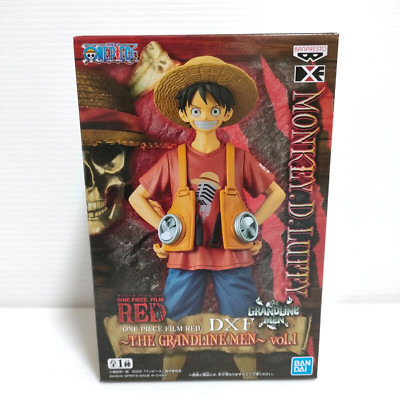 FIGURINE ONE PIECE Film Red Monkey D. Luffy DXF hommes Grandline vol.6 flambant neuf EUR 39,32 ...