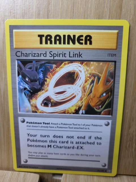 TRAINER CHARIZARD SPIRIT Link🏆XY Evolutions 75/108 (Genuine) Pokemon ...