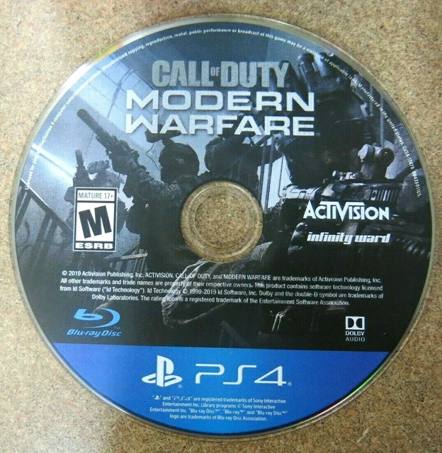 CALL OF DUTY: Modern Warfare - Sony PlayStation 4 (Disc Only) $17.99 ...
