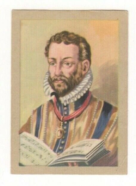 JACQUES CHOCOLATE 1950/60S. History. Roland de Lassus, Flemish Composer ...