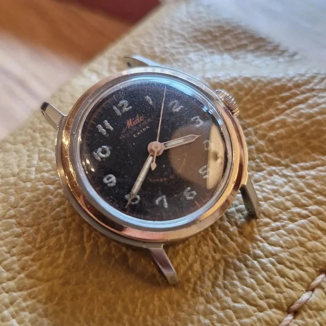 OROLOGIO MIDO MULTIFORT Extra Vintage Meccanico Automatico Placcato Oro ...